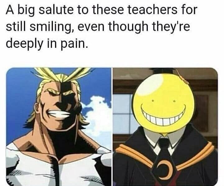 22 Hilarious Memes Dedicated To Our Favorite Anime Teachers