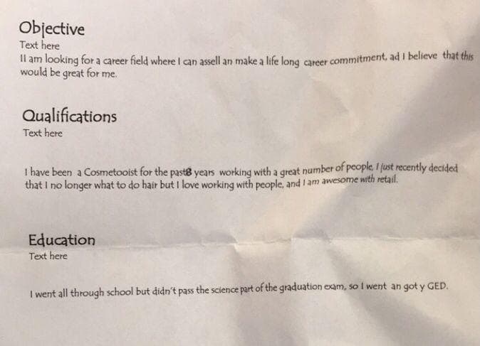 20 Hilarious Resumes That Didn’t Get The Job But Got The Laugh