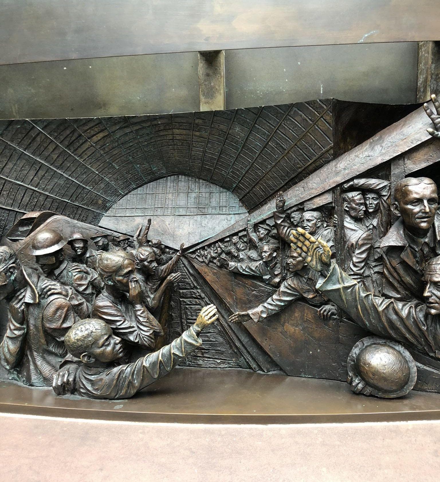 These Statues Have Been Worn Down In Very Specific Places Over The ...