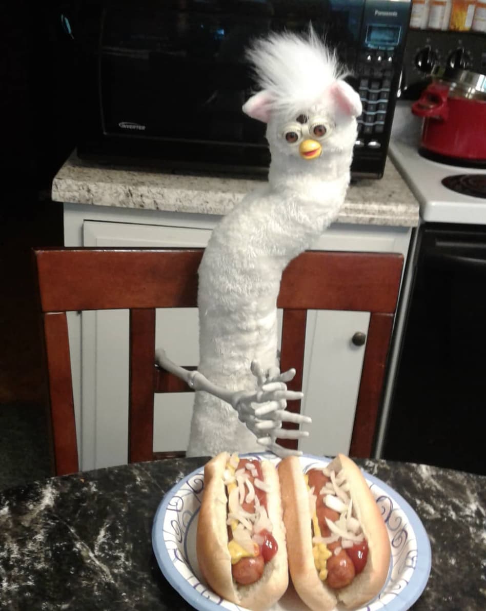 16 Creepy Pictures of Long Furby Toys