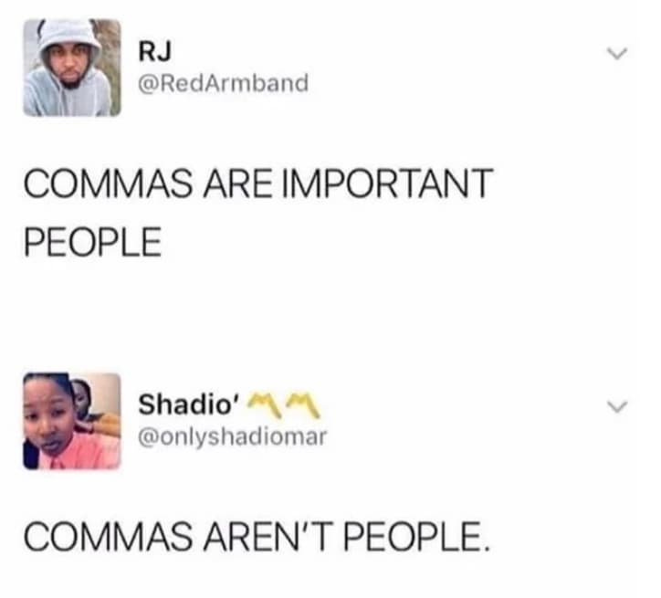 23 Perfect Examples Of Why Commas Are Important
