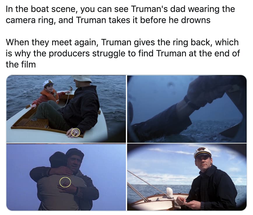 17 Small But Poignant Details From 'The Truman Show' That Fans Noticed