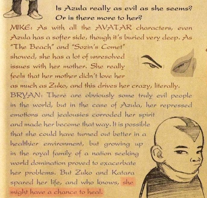 Azula From Avatar The Last Airbender Was Supposed To Have A Redemption ...