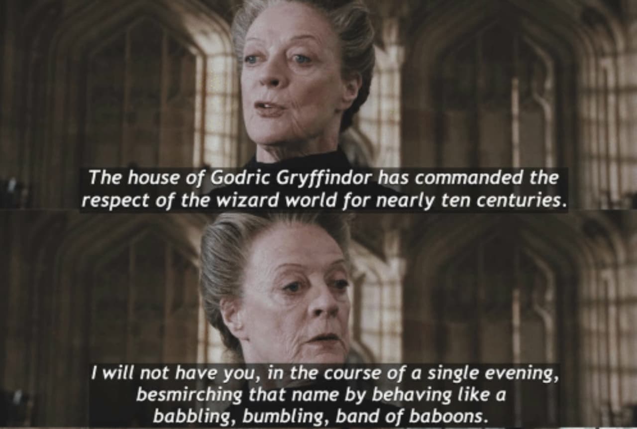 19 Professor McGonagall Comebacks That Are The Ultimate Transfiguration