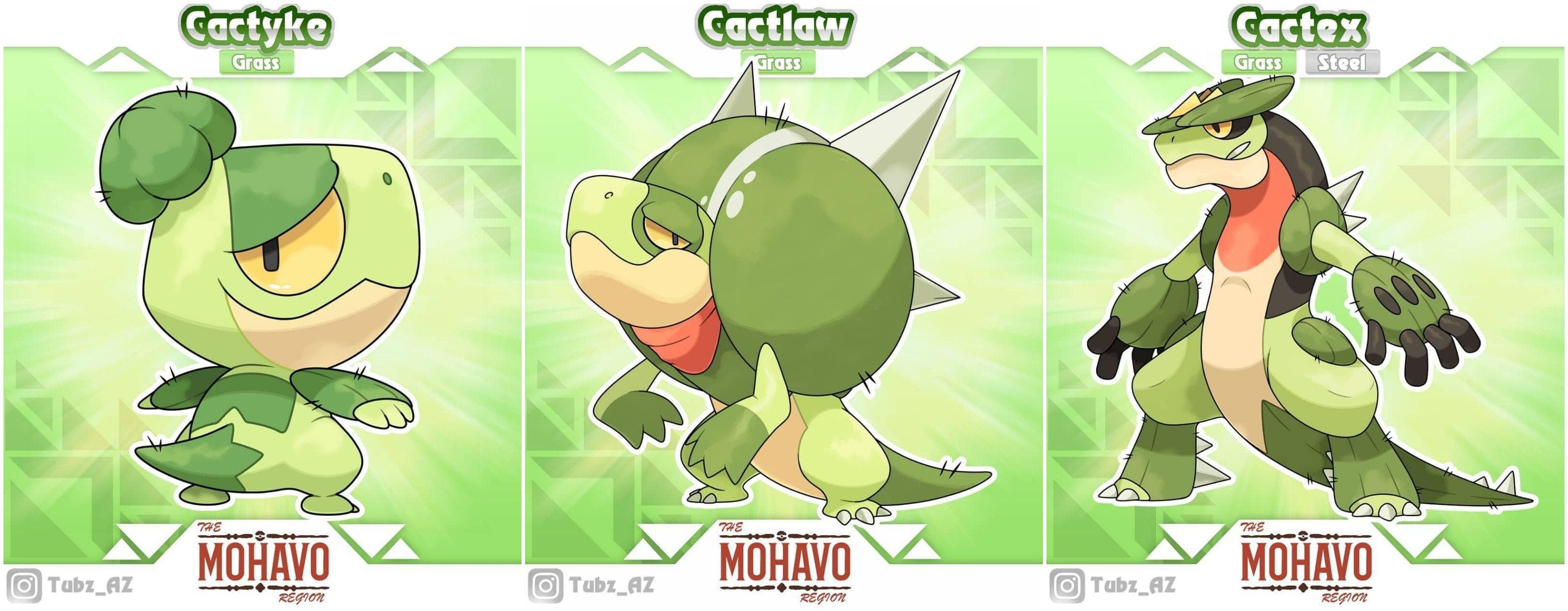 Fakemon Grass Starters