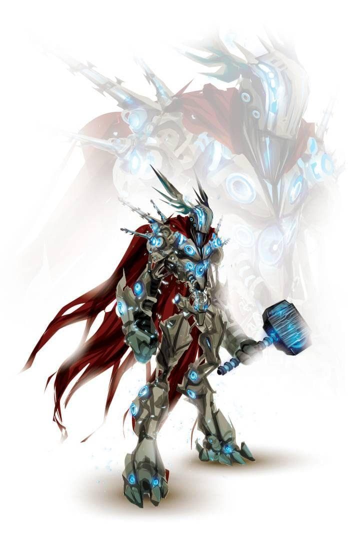 One Artist Transforms Marvel Characters Into Badass Mechs