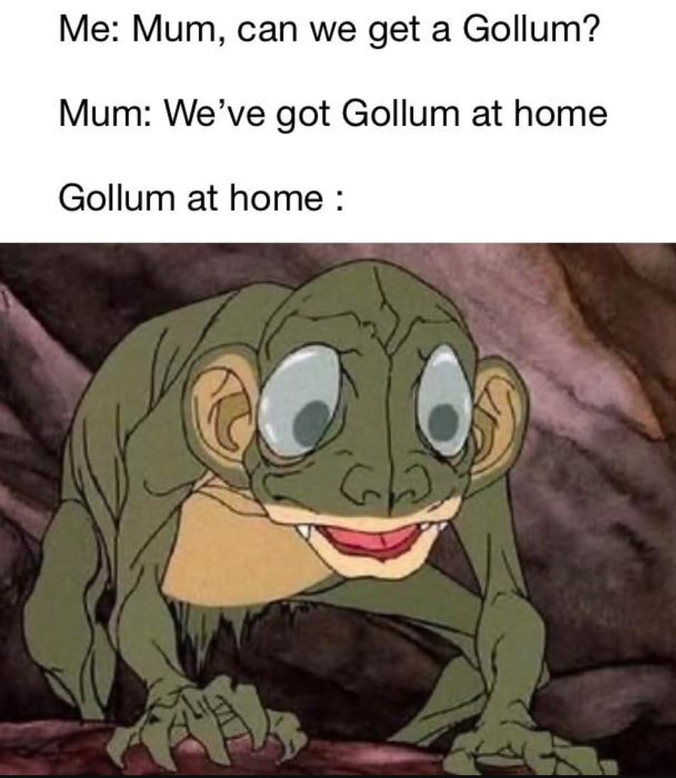 25 Memes That Prove Gollum Is Everyone's Favorite 'Lord Of The Rings ...