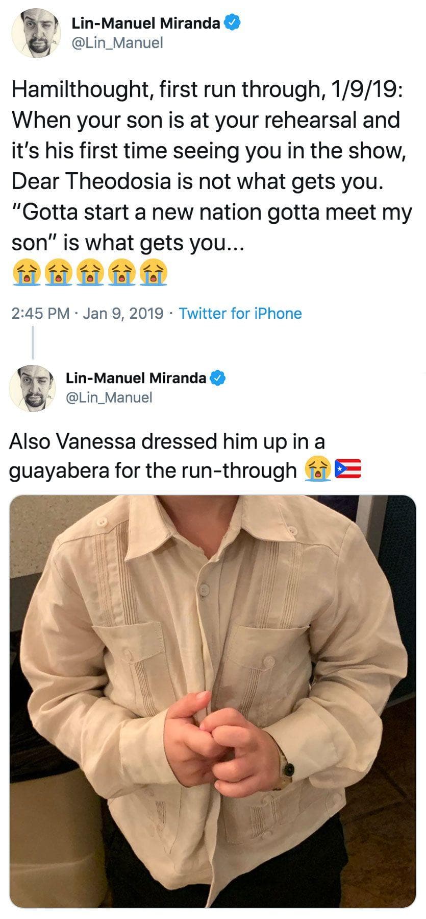 29 Of Lin-Manuel Miranda's Best Tweets About His Sons