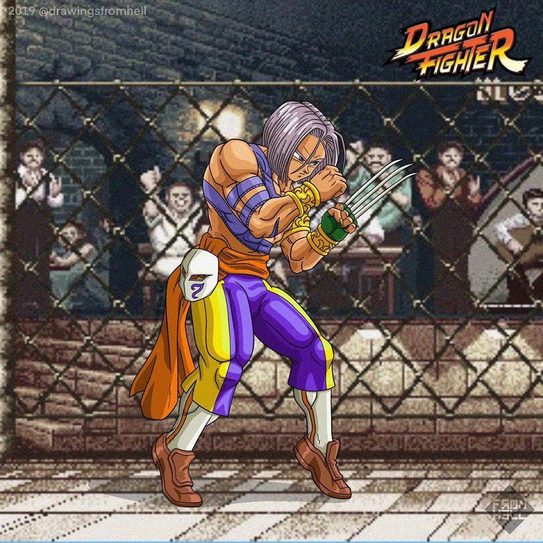 This Artist Reimagines DBZ Characters As Street Fighter Characters