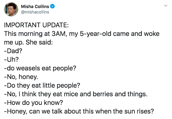 Funny Misha Collins Tweets That Make Us Love Castiel Even More