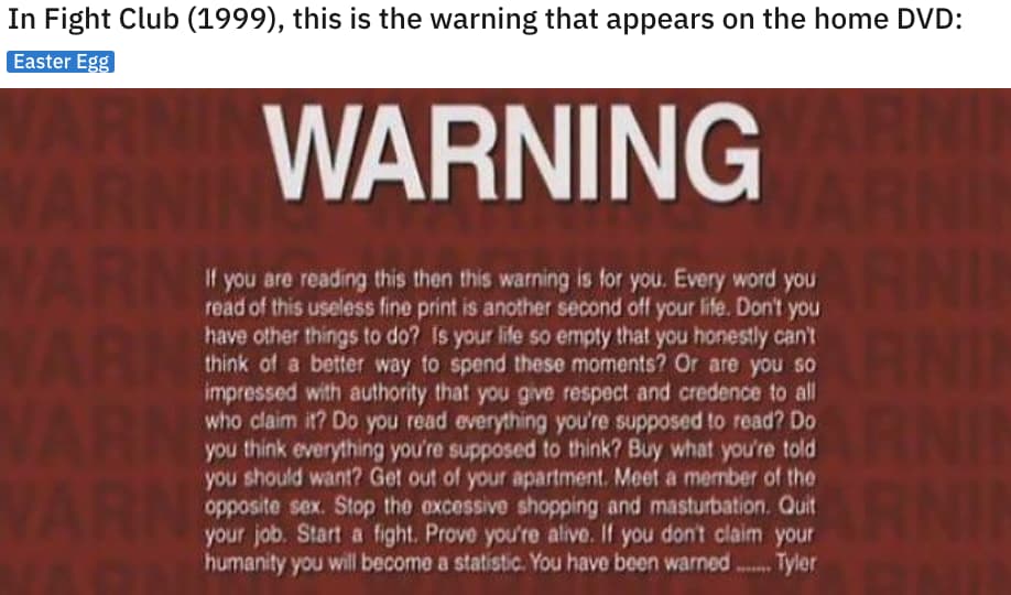 20 Small But Poignant Details In 'Fight Club'