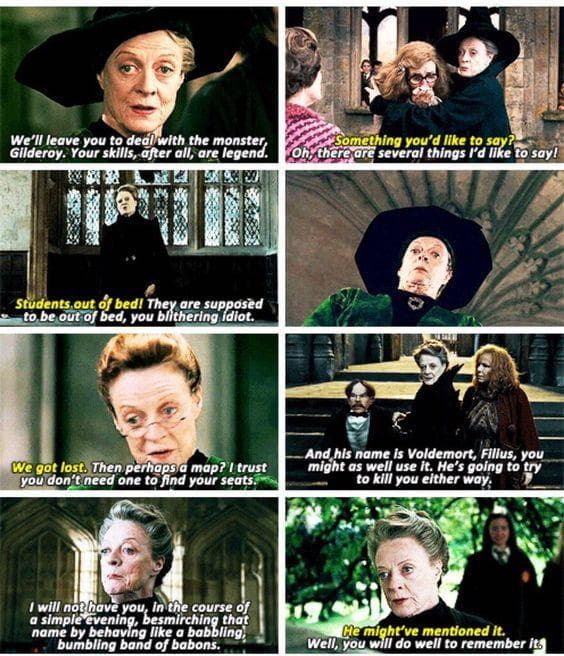 Memes That Prove Prof. McGonagall Should Be The Head Of Everything