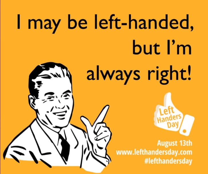 Relatable Memes That Only Left-Handed People Will Understand