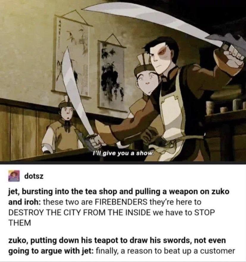 Jet Memes From 'Avatar: The Last Airbender' We Laughed Way Too Hard At
