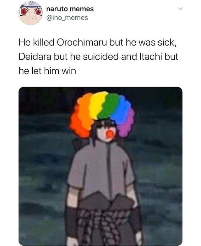25 Hilarious Sasuke Memes We Laughed Way Too Hard At