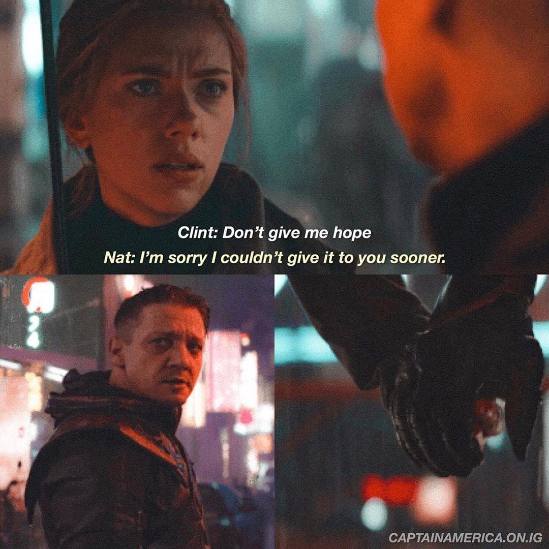 18 Posts That Prove Hawkeye And Black Widow Should've Been Endgame