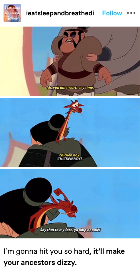 16 Mushu Memes From 'Mulan' That Prove He's The Best Disney Side Character