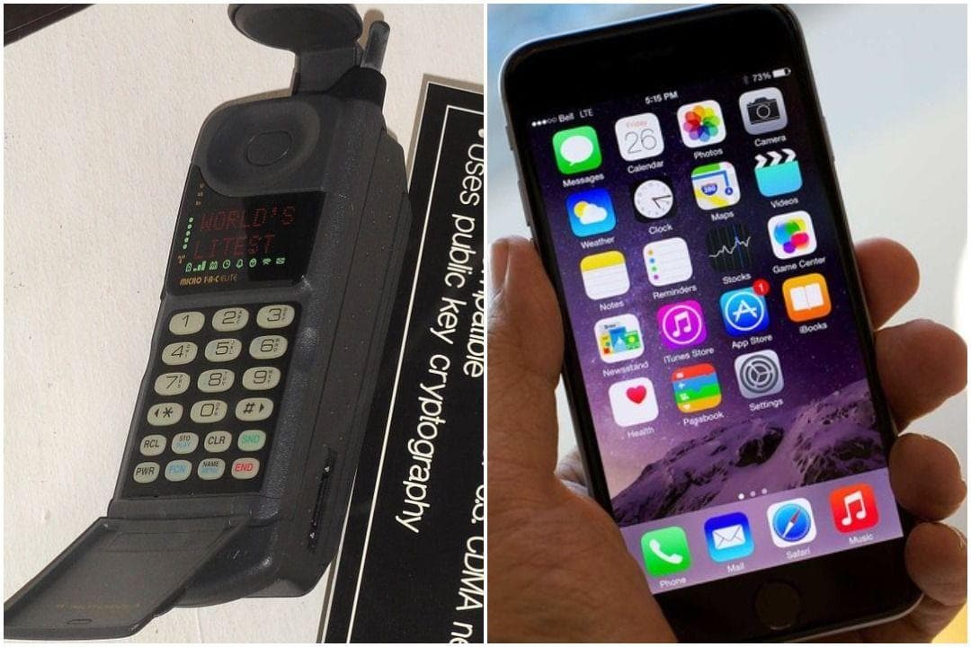 Everyday Technology When It First Debuted Vs. Now