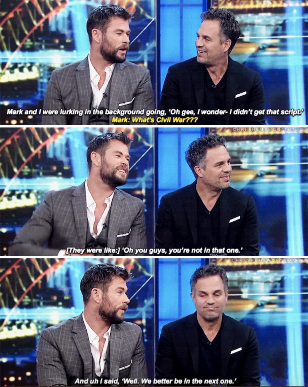 Funny 'Thor' Interviews That Prove The Cast Is Lightning In A Bottle