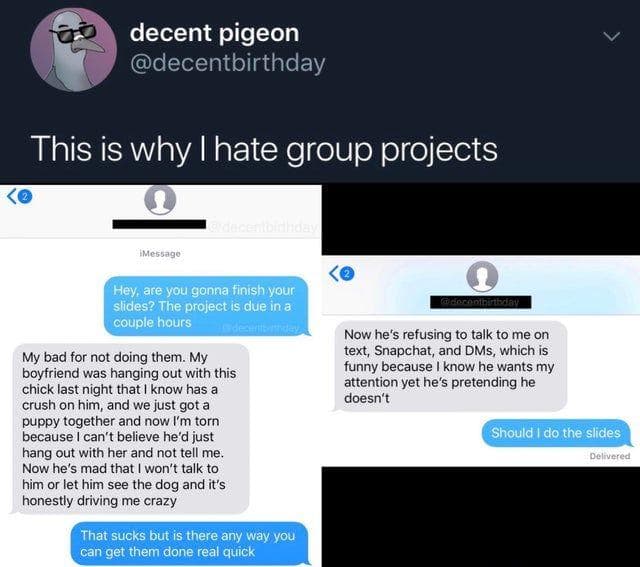 20 Terrible Group Project Members, Ranked By Their Uselessness