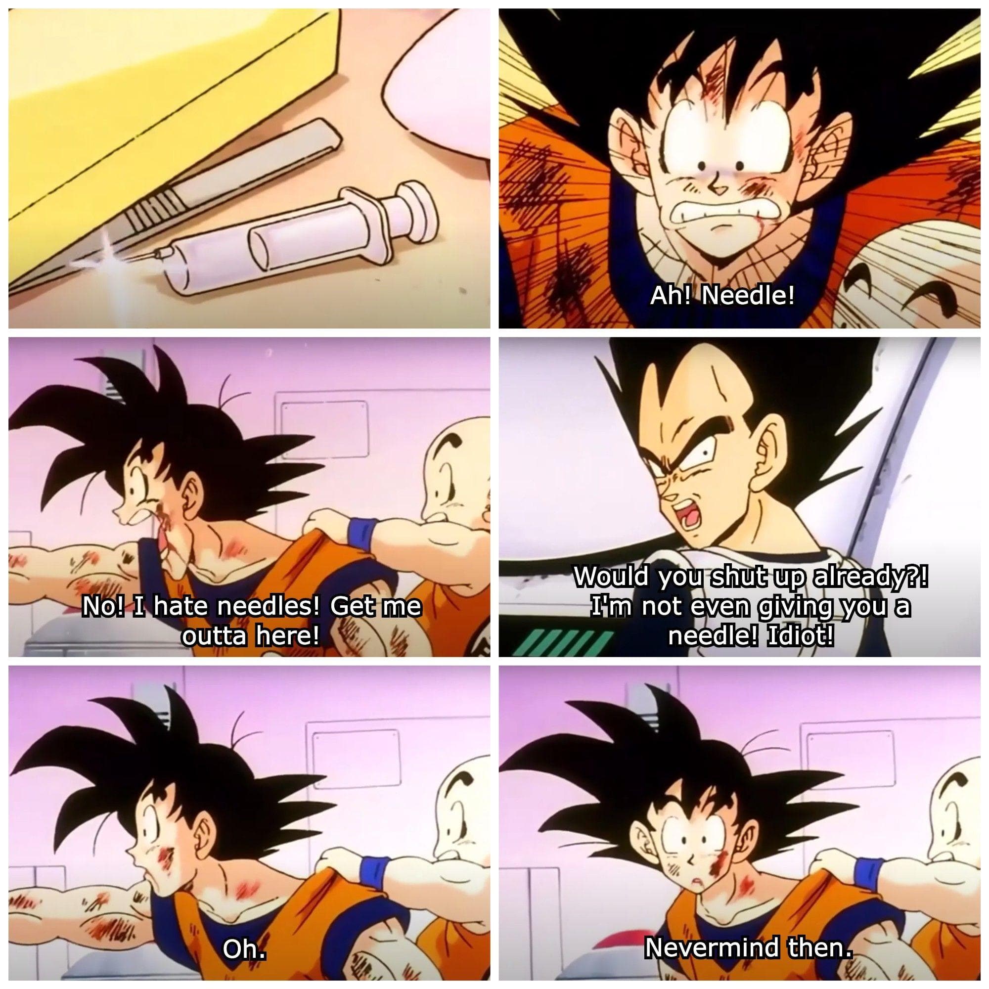 15 Hilarious Goku And Vegeta Moments From DBZ