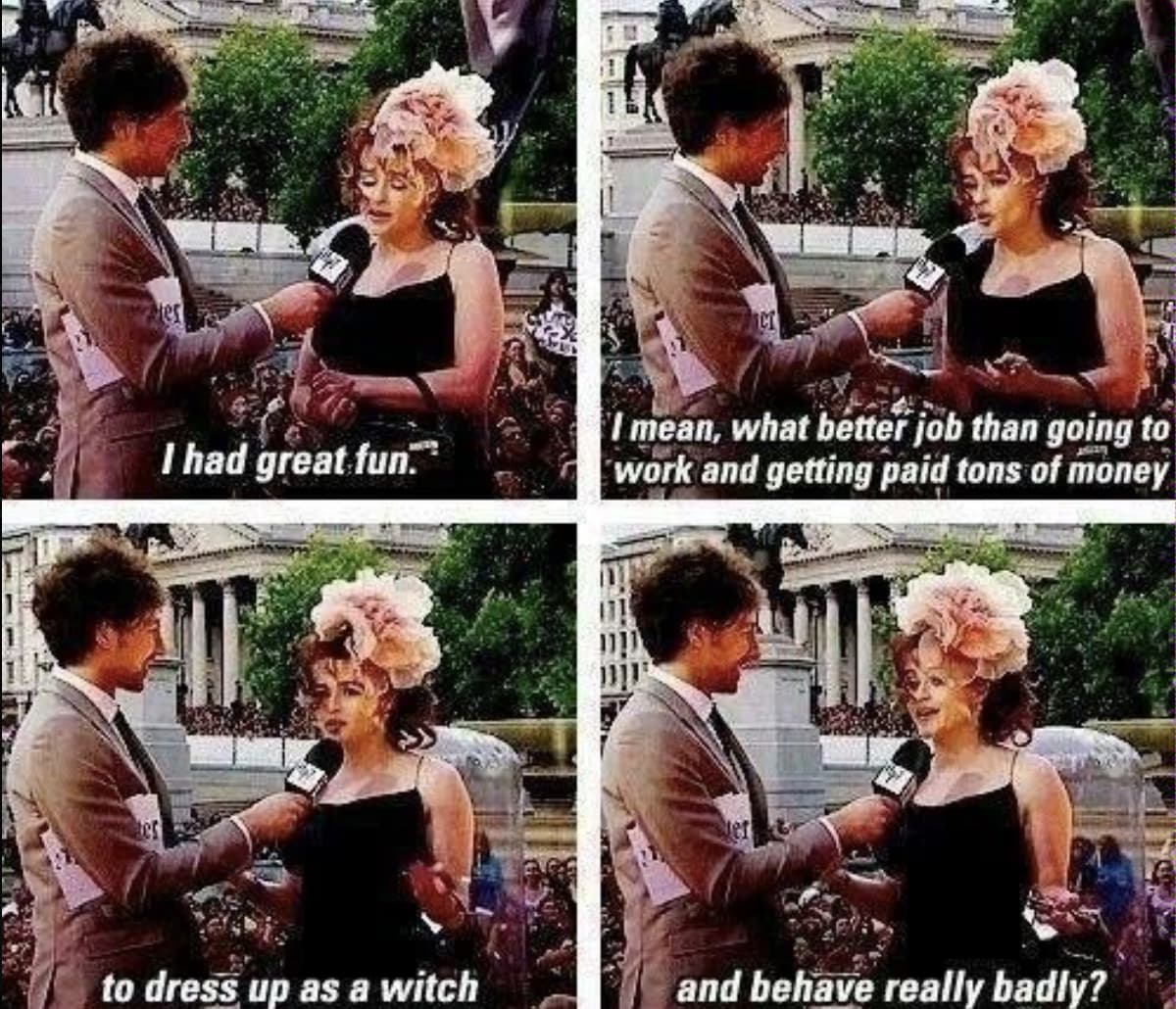 Helena Bonham Carter Interviews That Show Off Her Wicked Sense Of Humor