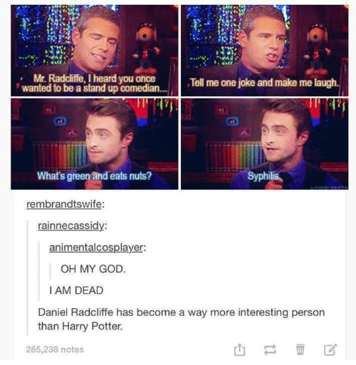 17 Funny Daniel Radcliffe Memes That Go Beyond Hogwarts