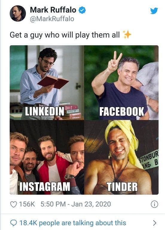 17 Mark Ruffalo Memes That Have Big Dork Energy