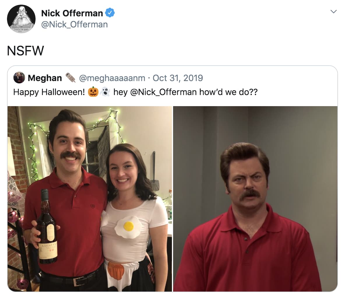 37 Ron Swanson Halloween Costumes That Received Nick Offerman's Stamp ...