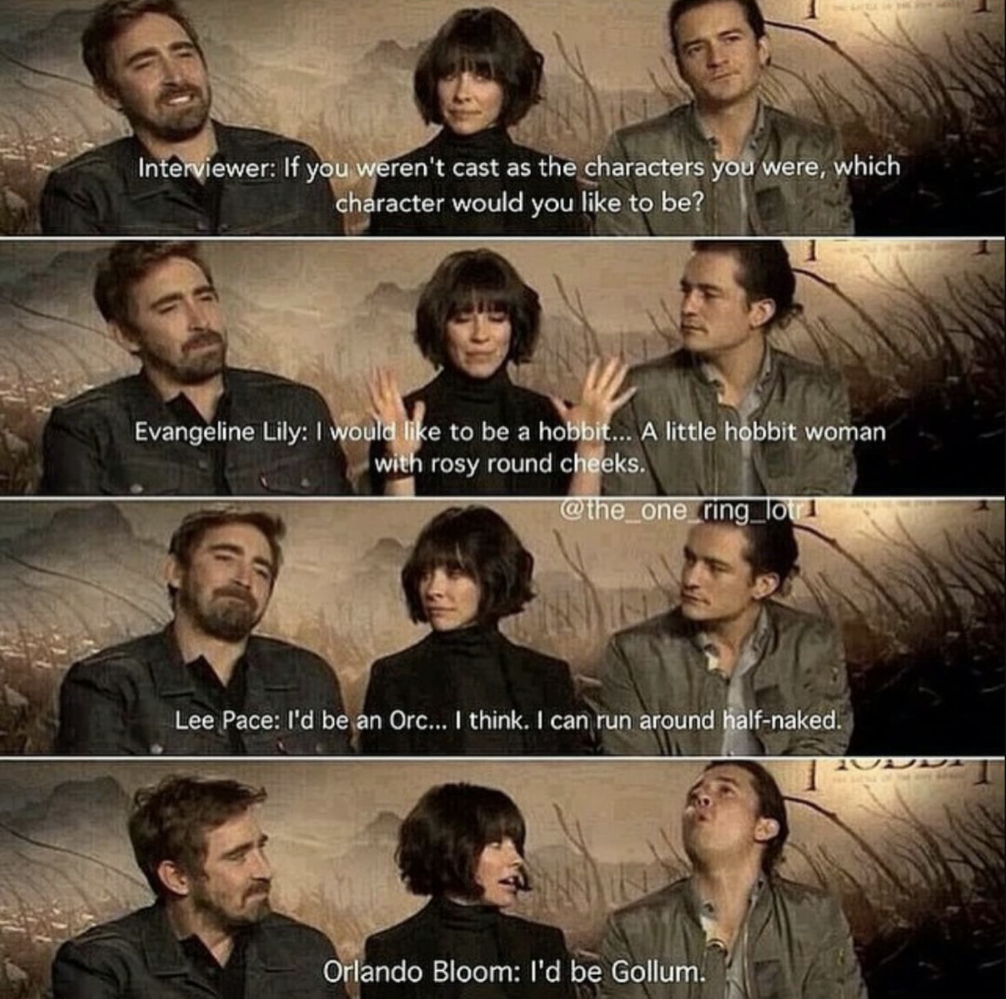 'Lord Of The Rings' Cast Interviews Funny Enough To Rule Them All