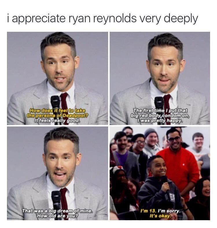 21 Wholesome Ryan Reynolds Memes And Moments That Made Our Day