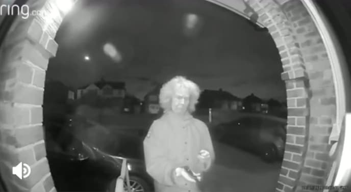 Creepy Photos Caught By Doorbell Cameras