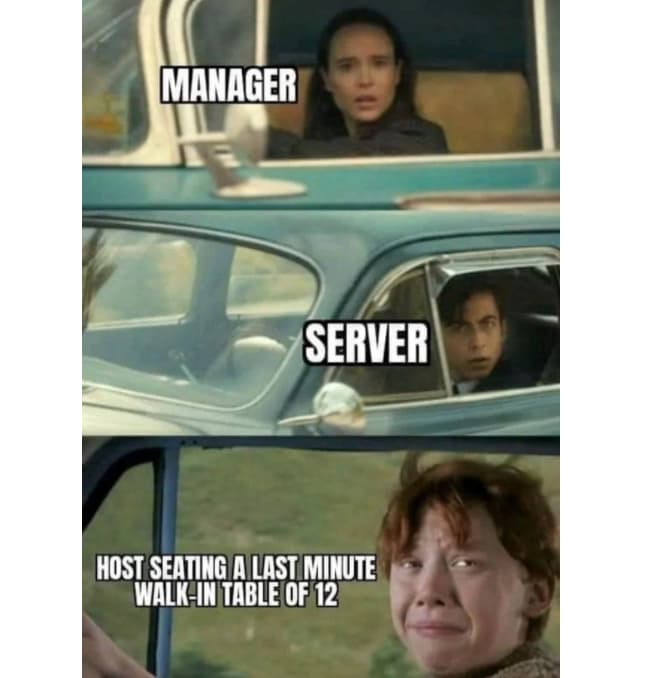Restaurant Hostess Memes