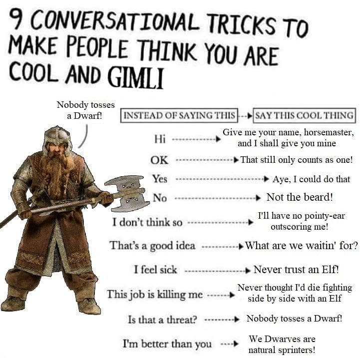 23 Cheeky Gimli Memes That Are Worth Their Salt(ed Pork)