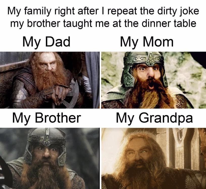 23 Cheeky Gimli Memes That Are Worth Their Salt(ed Pork)