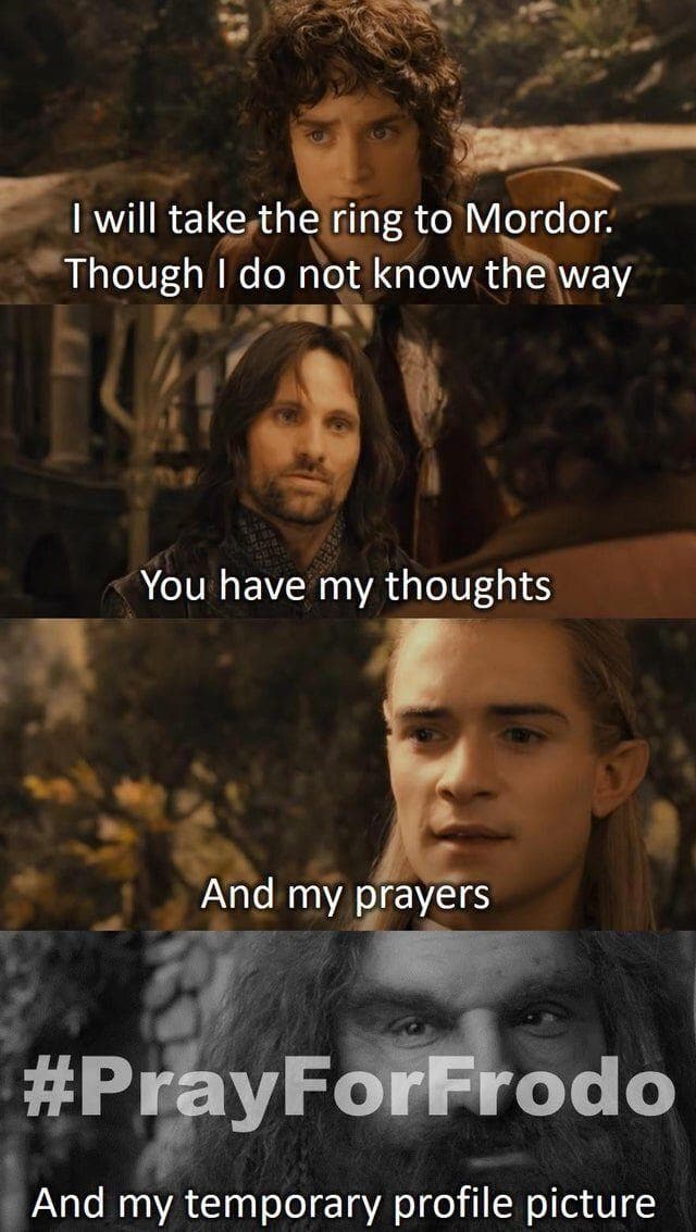 Frodo Meme Its Over