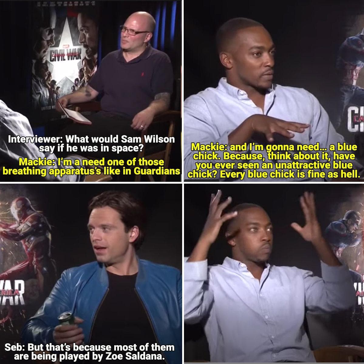 Hilarious Interviews That Prove That Sebastian Stan And Anthony Mackie ...