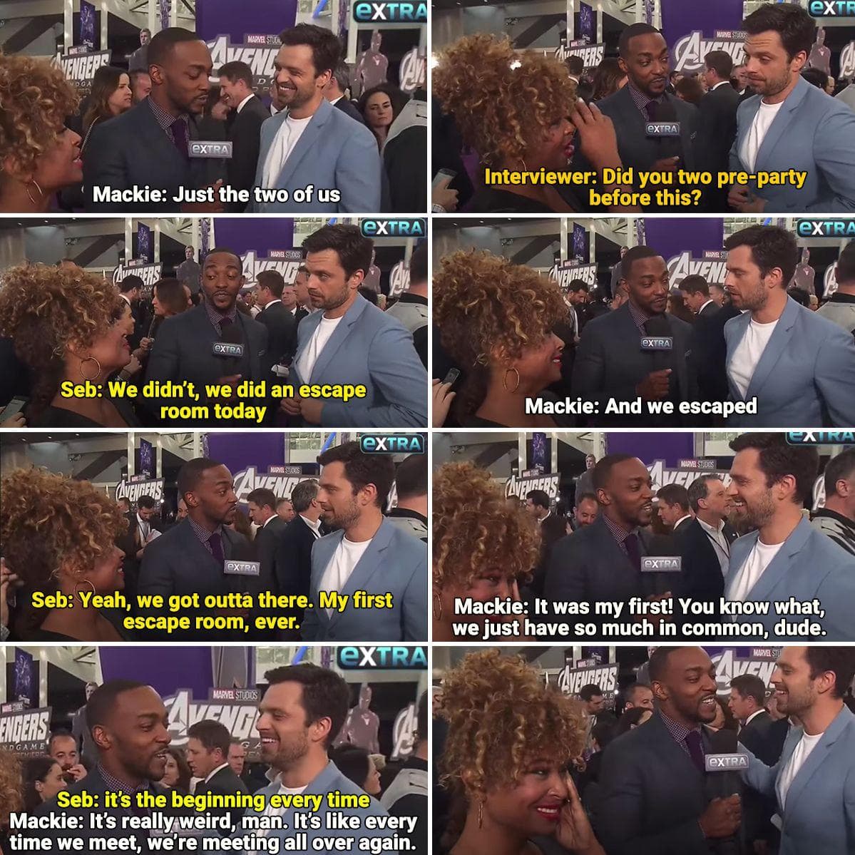 Hilarious Interviews That Prove That Sebastian Stan And Anthony Mackie ...