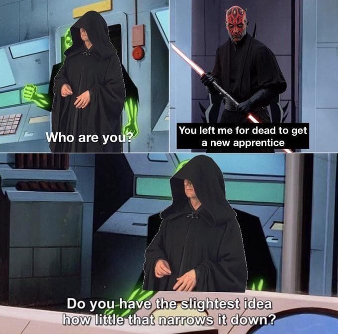 20 Funny Sith Memes That'll Make You Cackle Like Palpatine