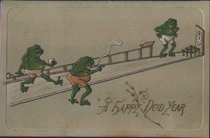 Victorian New Year's Eve Cards That Made Us Say 'Whoa'