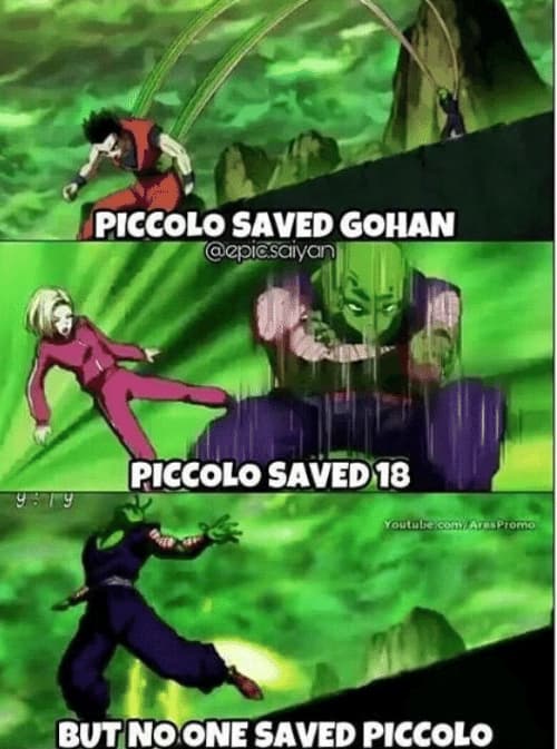 16 Hilarious Piccolo Memes Dedicated To Gohan's True Father