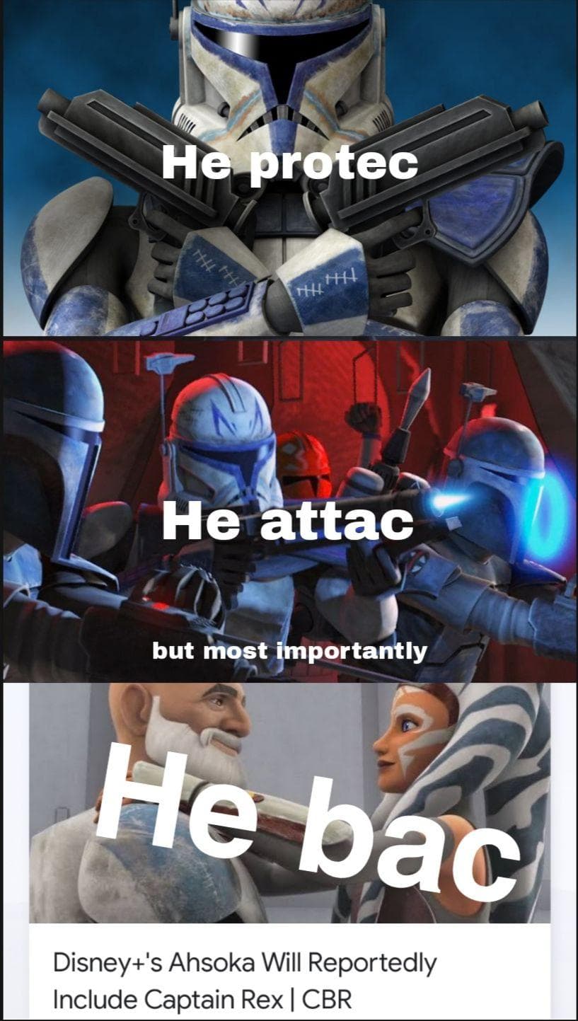 20 Captain Rex Memes That Prove He's The Real Hero Of 'The Clone Wars'