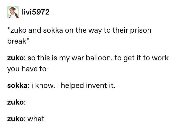 27 Hilarious Tumblr Posts About Zuko That Actually Make Some Pretty ...