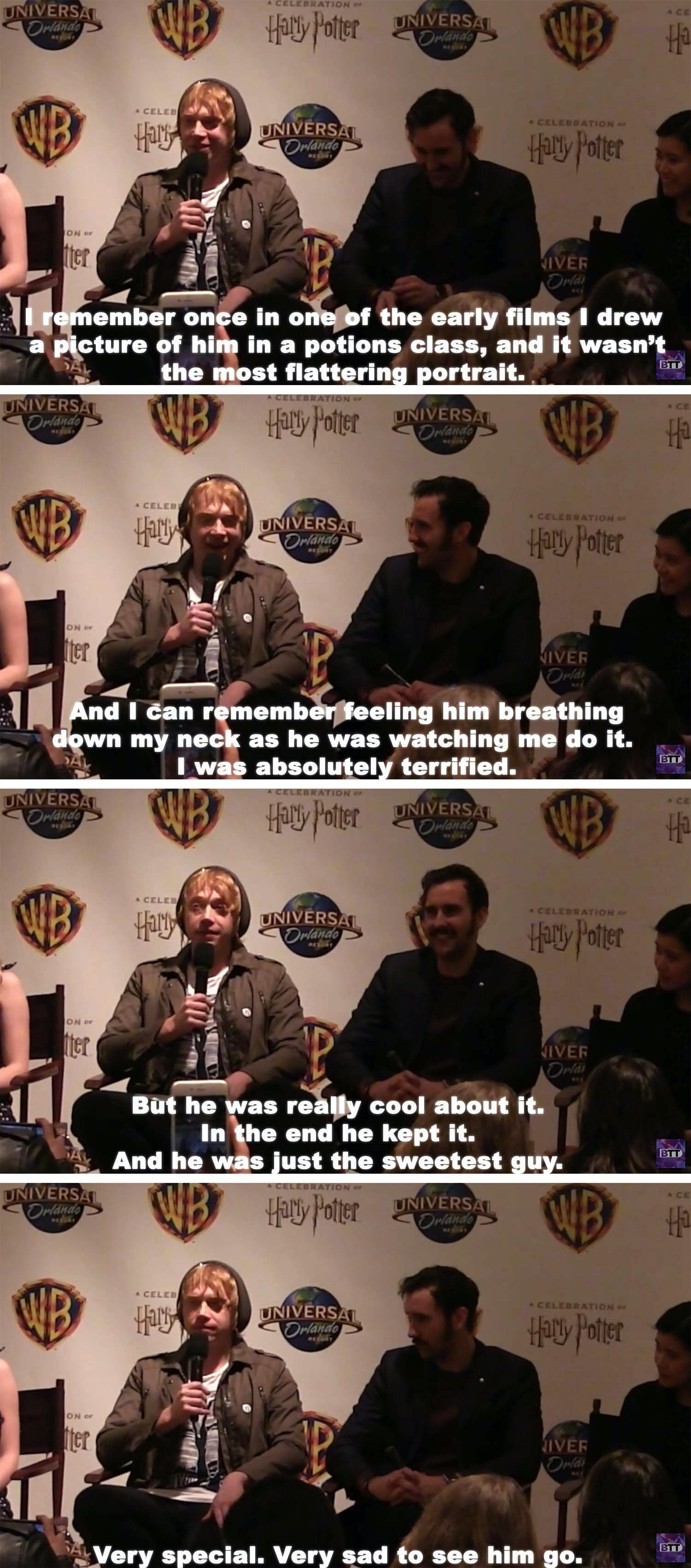 The Harry Potter Cast Shares Their Favorite Alan Rickman Moments And We ...
