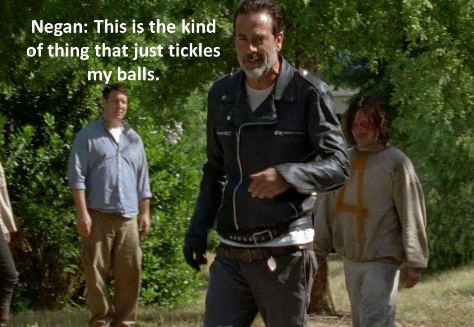 The Funniest Of Negan's Insults On The Walking Dead
