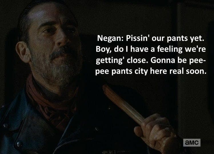 The Funniest Of Negan's Insults On The Walking Dead