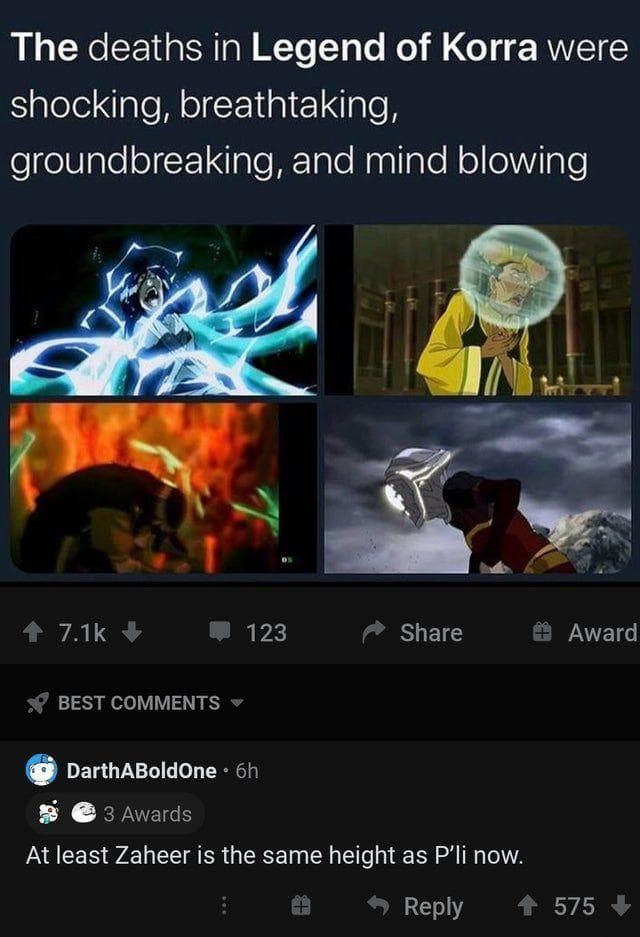 'Legend Of Korra' Memes That People With A Dark Sense Of Humor Might ...