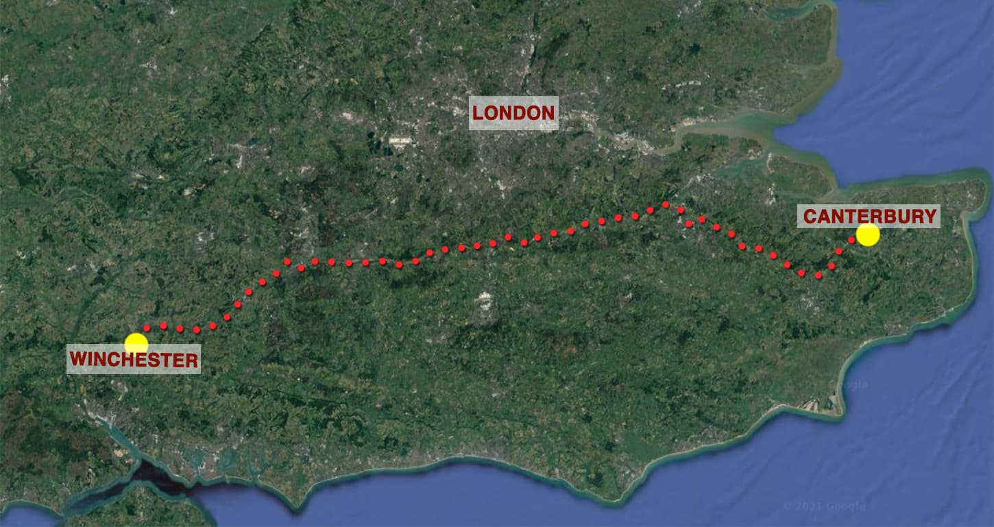 Satellite Images Of 10 Routes History Made Famous