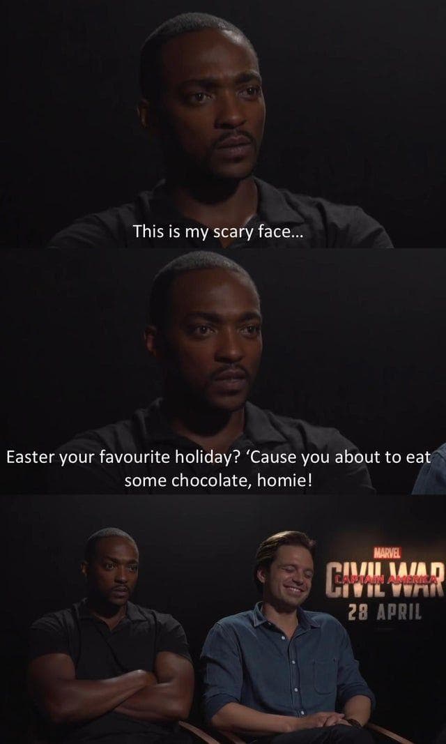 18 Anthony Mackie Memes That Prove He's The Most Hilarious Avenger