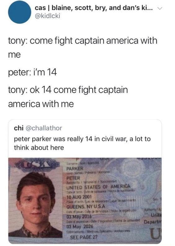 21 MCU Fans Point Out Something About Tony And Peter We Never Noticed ...